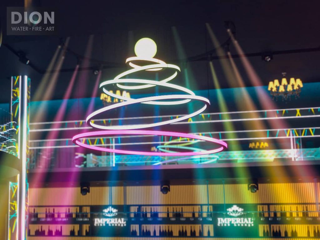 Kinetic Light installations | Light Sculptures by Dion Art Studio